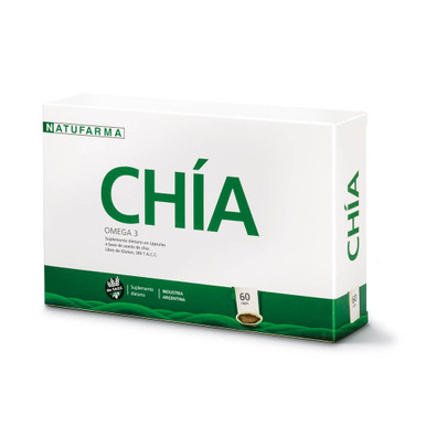 Natufarma Omega 3 Chía Dietary Supplement Made with Chia Oil Helps To ...