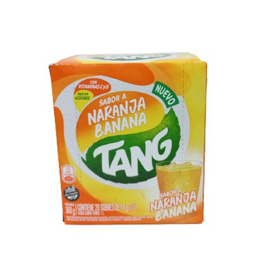 Jugo Tang Naranja & Banana Powdered Juice Banana & Orange, 18 g / 0.63 ...