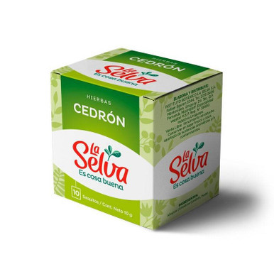 La Selva Cedron Tea Bags Infusion Té de Cedrón from Uruguay (box of 10 ...