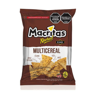 Macritas Multicereal Nachos: Ideal Guacamole-Cheddar Snack Gluten-Free ...