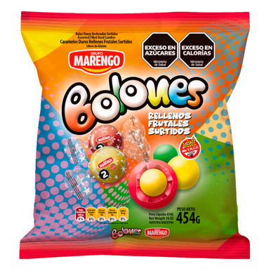 Marengo Assorted Fruit-Filled Hard Candies, Gluten-Free Caramelos ...