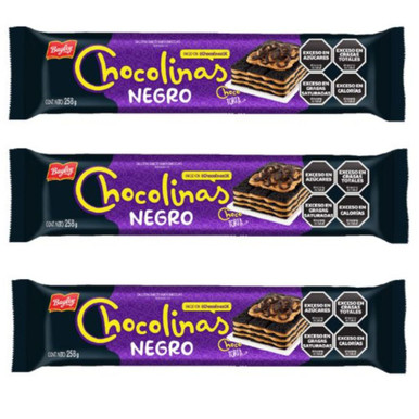 Chocolinas Black Chocolate Cookies, Perfect for Cakes with Dulce de ...
