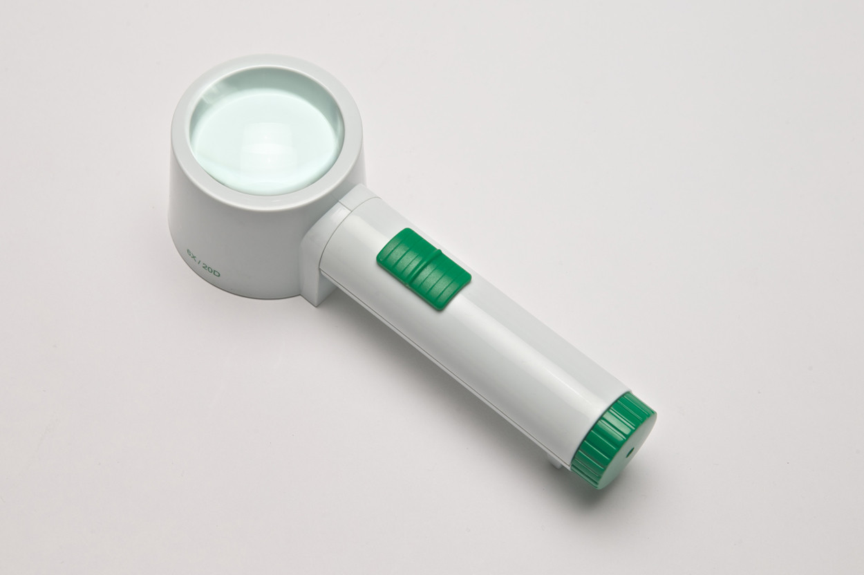 Extra Bright LED Stand Magnifier, 6X/20D