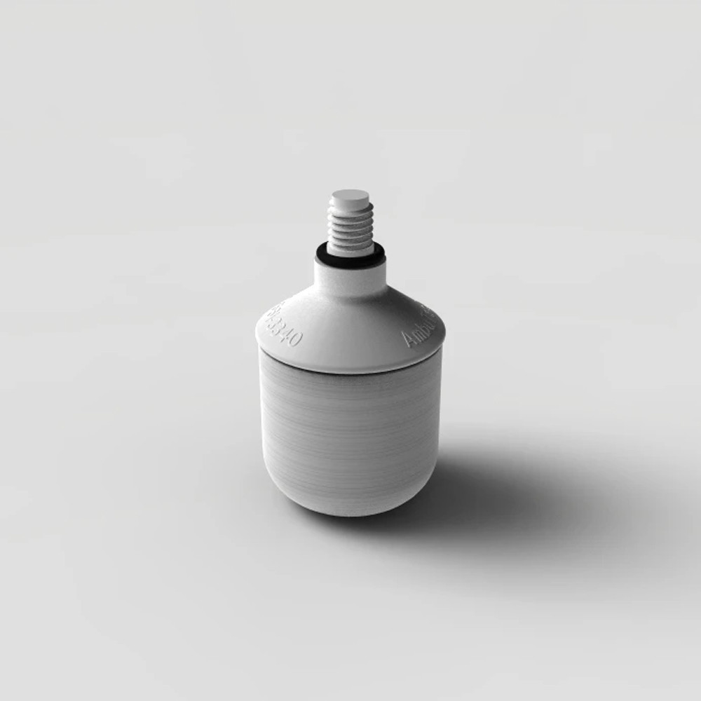 Ambutech Rolling Marshmallow Cane Tip, 8mm Threaded
