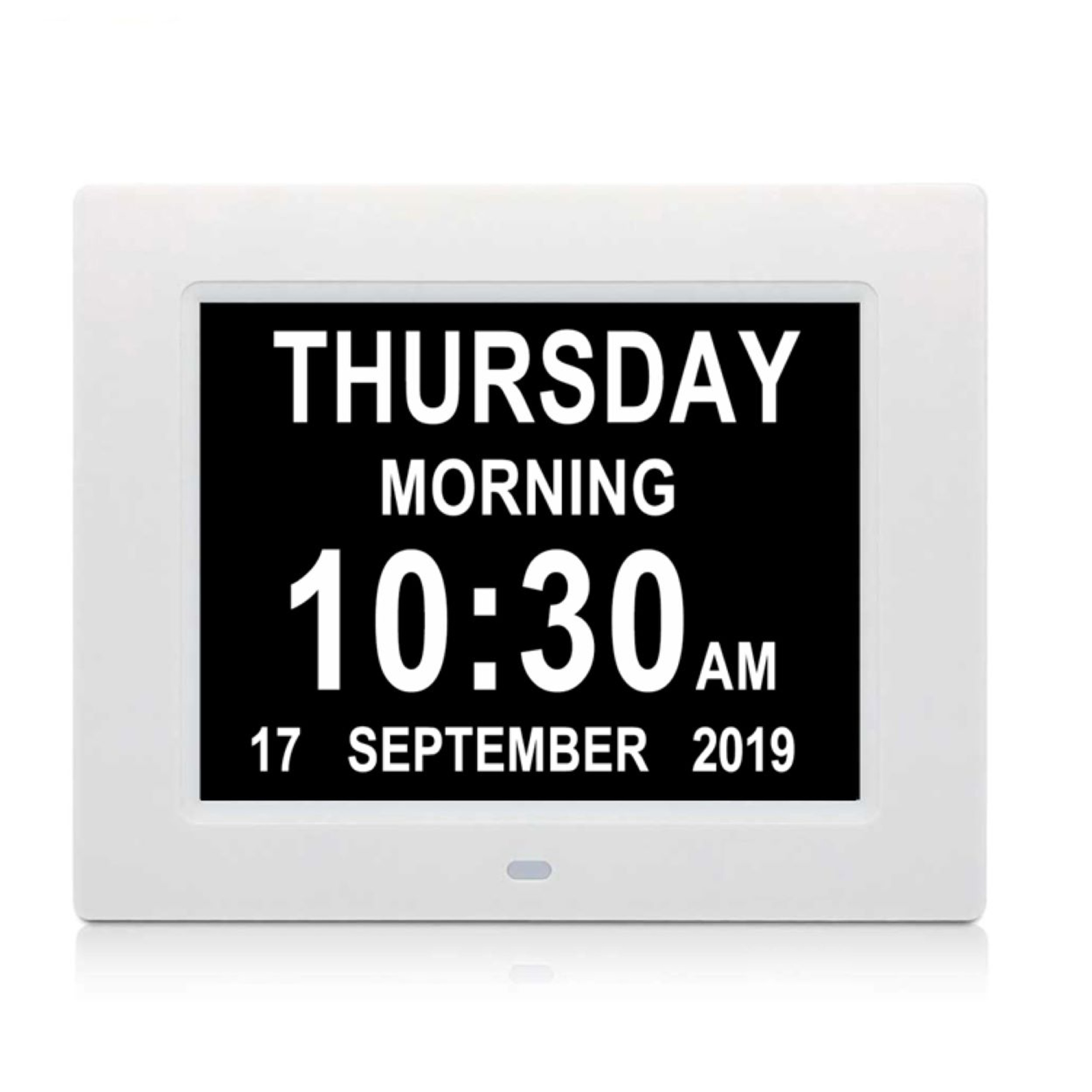 8 Full Text Day Clock Low Vision Independent Living Aids 8-full-text-day-clock-low-vision-independent-living-aids