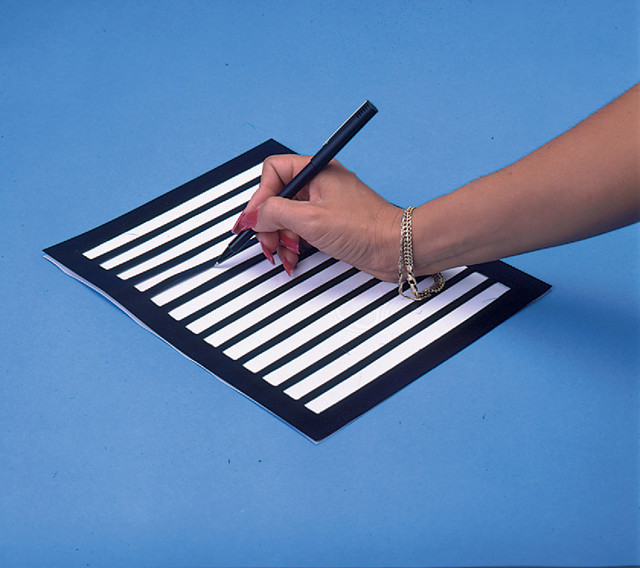 Plastic Letter Writing Guide, 13 Slots | Independent Living Aids