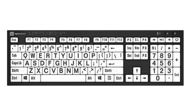 Braille & Large Print Slimline Keyboard