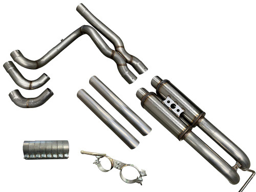 Silverado & Sierra True Dual Exhaust System 1999-2019 (Single Cab ...