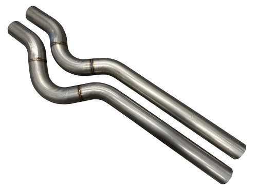 Stainless Connection U-Bend Pipes (44" Long, 3" Diameter) Pair - Speed ...