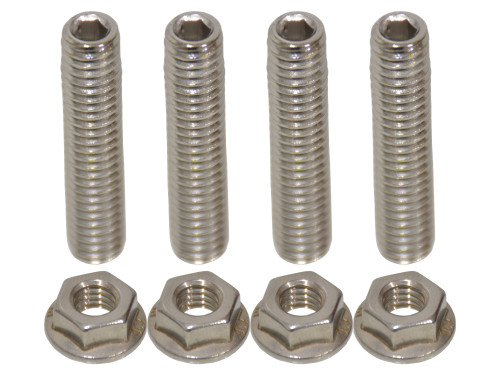 CARB STUD KIT BOLTS STAINLESS STEEL HOLLEY EDELBROCK CARBURETOR SBC BBC ...