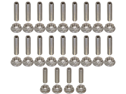 SBF OIL PAN STUD KIT BOLTS STAINLESS STEEL SMALL BLOCK FORD 289 302 ...