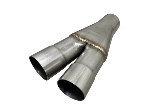 Y-Pipe (3" Inlets/3.5" Outlet) Stainless - Speed Engineering