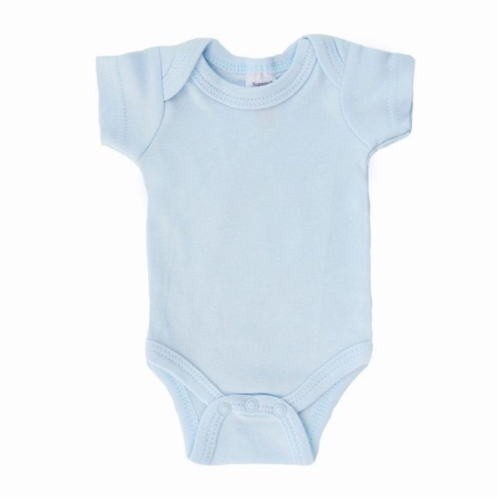 Tiny Baby Blue Premature Vest - Cuddles and Hugs