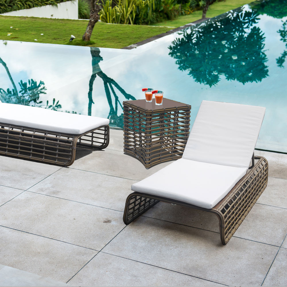 Skyline Patio - Ruby Woven Chaise Lounge
