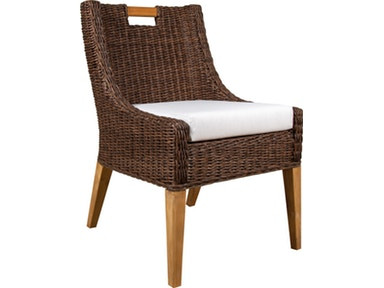 BeachCraft Bahama Outdoor Teakwood Dining Side Chair