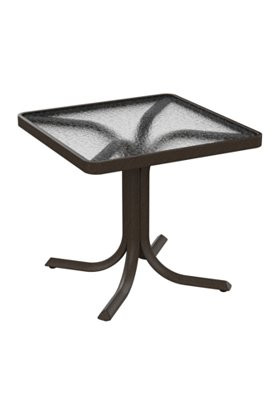 Castelle Acrylic 24 Inches Square End Table