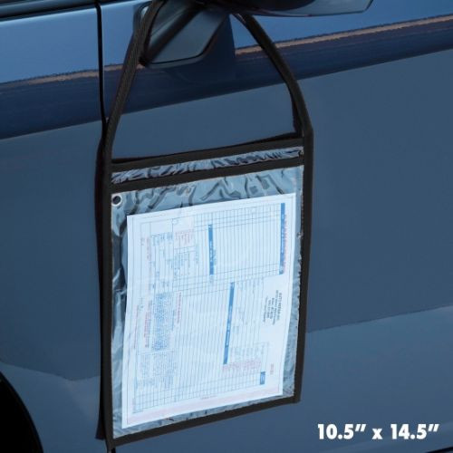 Repair Order Holder, 11" x 13", Clear Front, Back w/Handle, Top Open ...