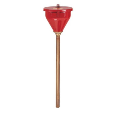 Justrite 08205 Steel Drum Funnel, 32" Flame Arrester, Self Closing, 2 ...