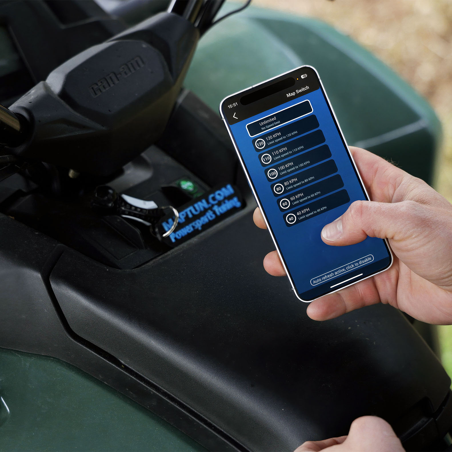 News for Can-Am: Speed Limit Removal and Map Switch! - Maptun