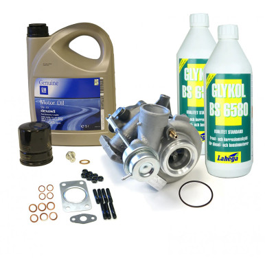 Turbo GT17, complete kit (Blue glycol) - Maptun