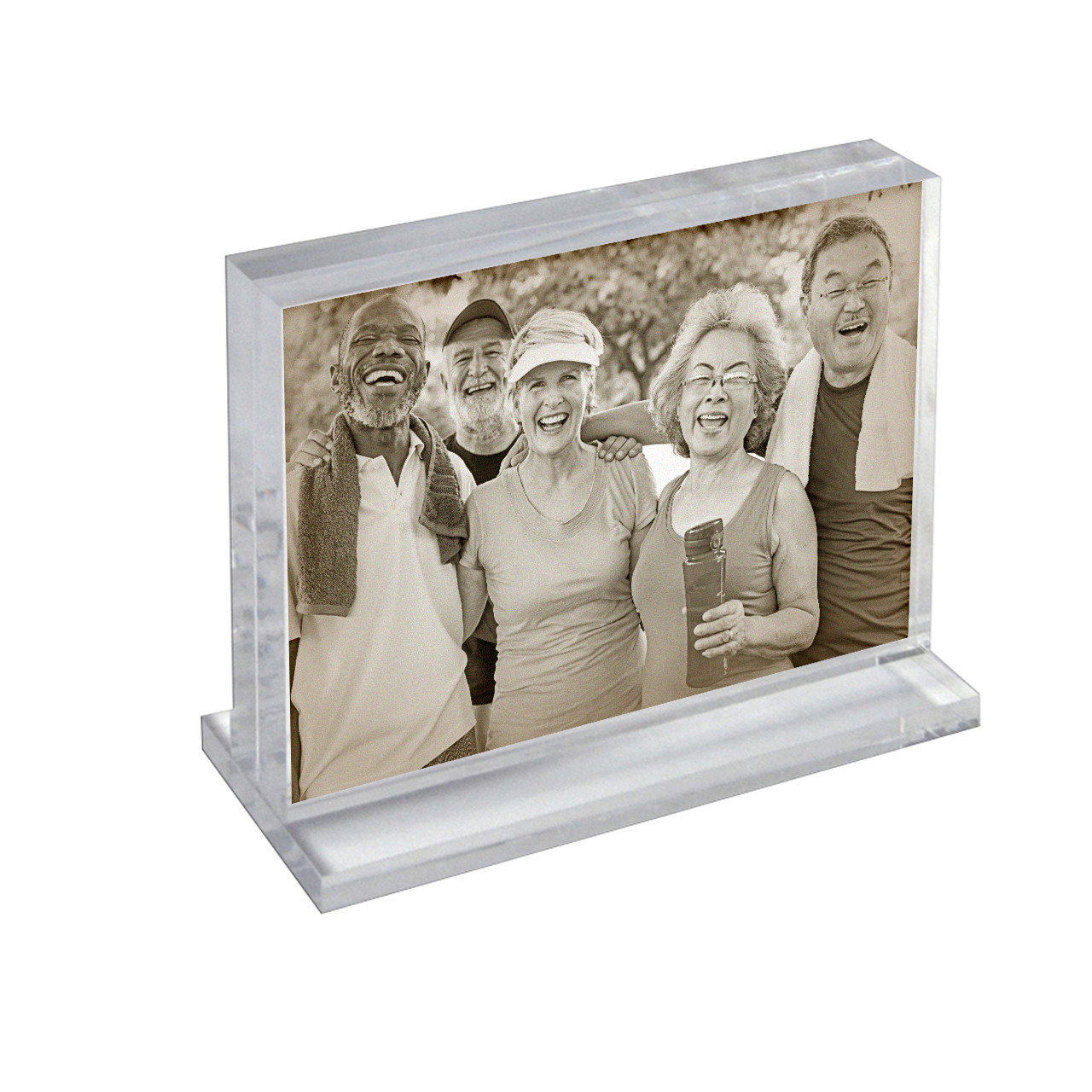The Imperial Collection: Acrylic Block Frame on Acrylic Base ...