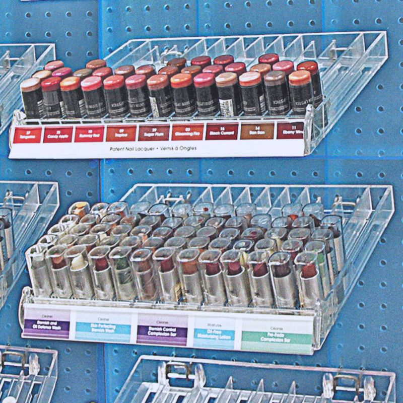 13-Compartment Pusher Tray, 2-Pack - Azar Displays