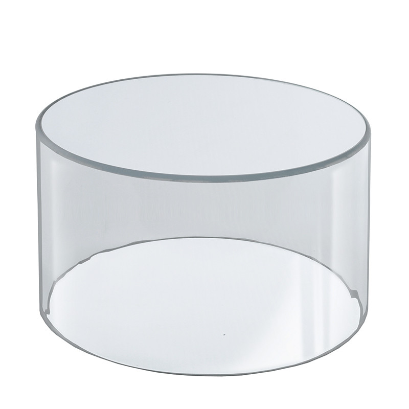 Clear Acrylic Cylinder Display, Plastic Round Container and Riser, 4"W ...