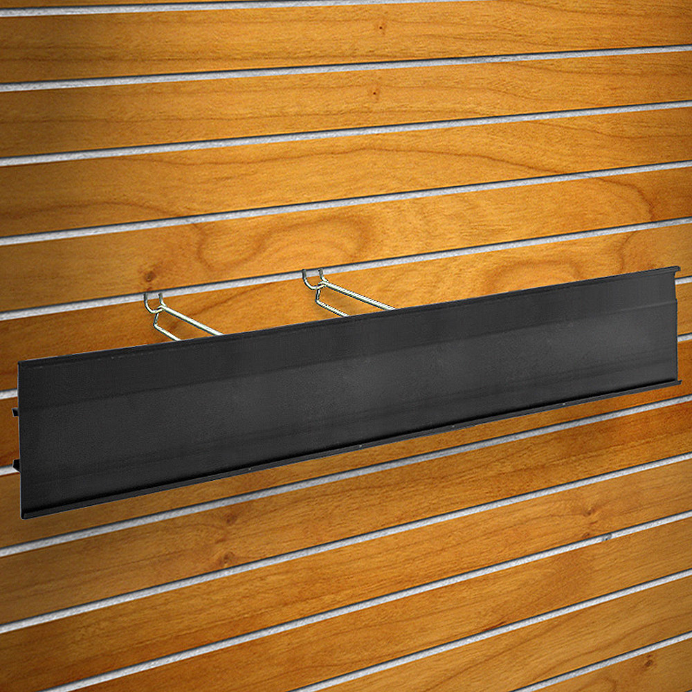 5" H x 36" L Black C-Channel - Azar Displays