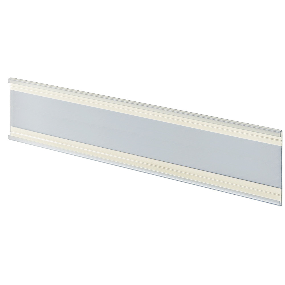 72"L x 2.5"H Clear C-Channel, 10-Pack - Azar Displays