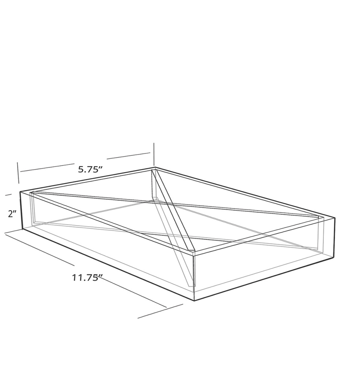 Large Tray Four Compartment Desk Organizer, 2-Pack - Azar Displays