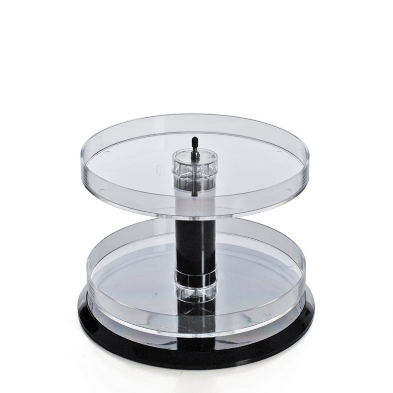 Two Tier Revolving Display 8"H x 11" Diameter - Azar Displays
