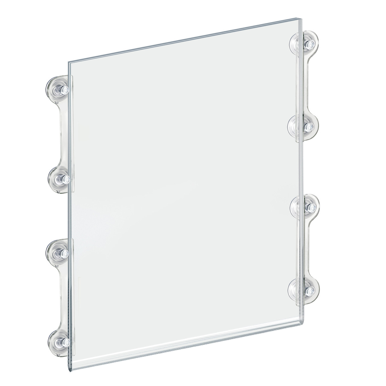 Clear Acrylic Window/Door Sign Holder Frame with Suction Cups 17''W x ...