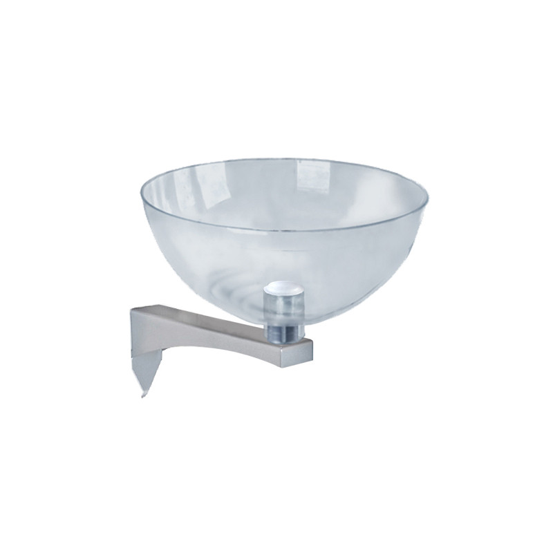 Sky Tower Bowl Display with Slide-in Frame Sign Holder - Azar Displays