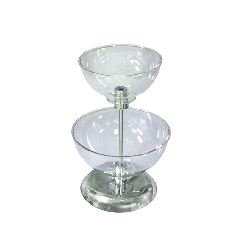 Two-Tier 10" & 12" Bowl Counter Display - Azar Displays