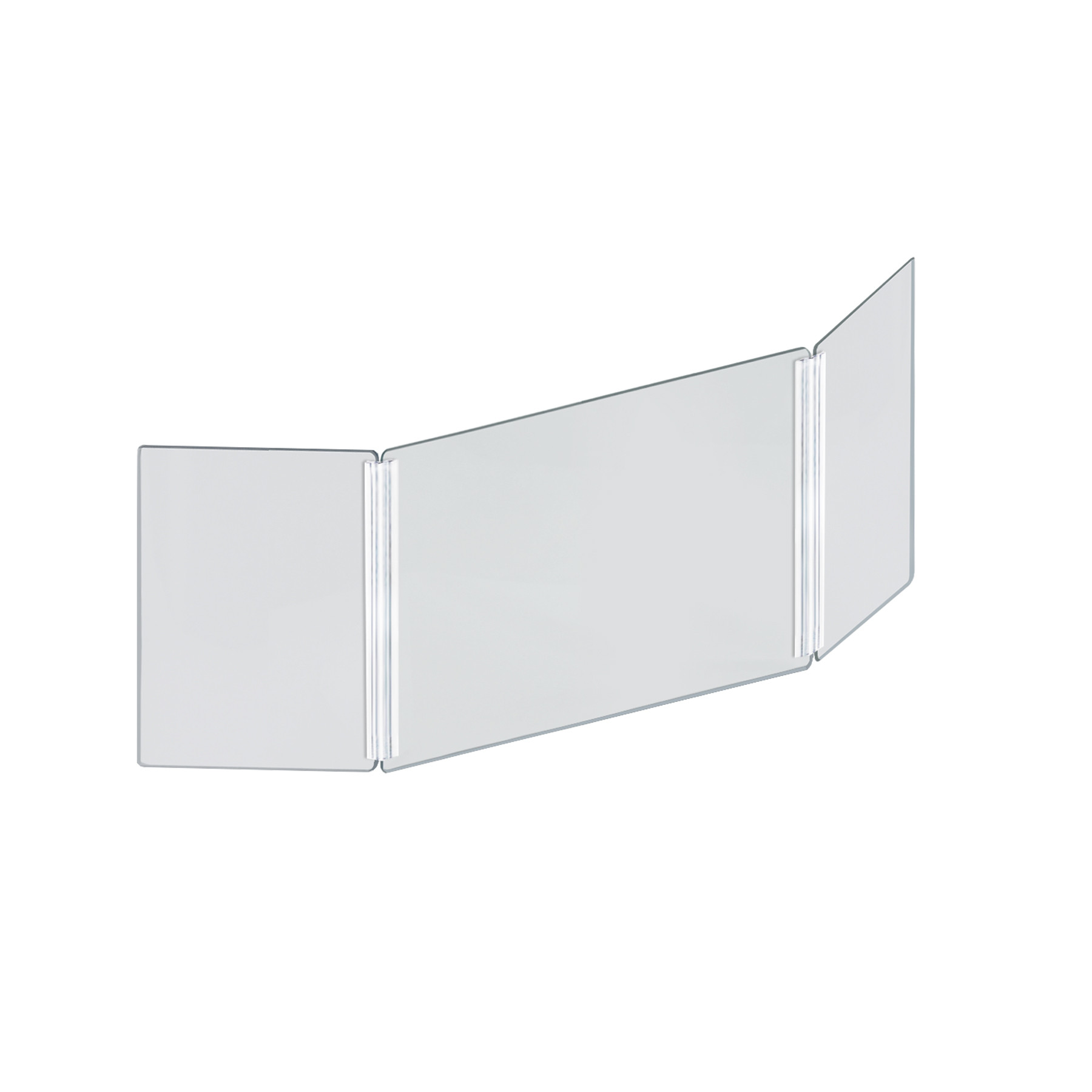 Large 53.5" wide x 23.5" high Clear Acrylic Tri Fold PLEXIGLASS ...