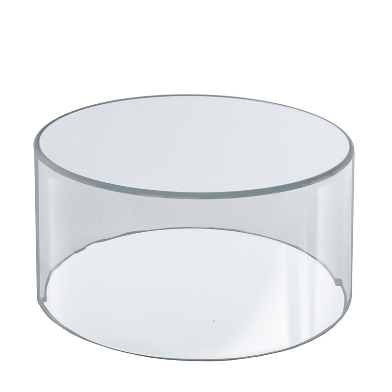 Clear Acrylic Cylinder Display, Plastic Round Container and Riser, 10"W ...