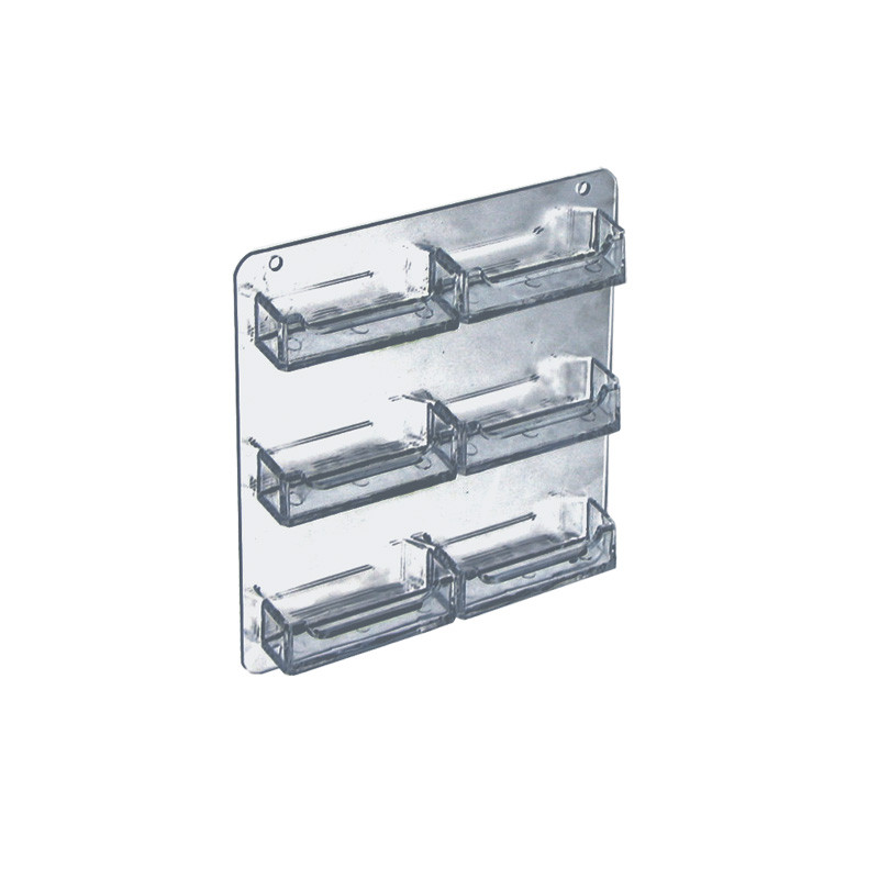 12 Pocket Business Card and Gift Card Wall Rack. Clear Acrylic Wall ...