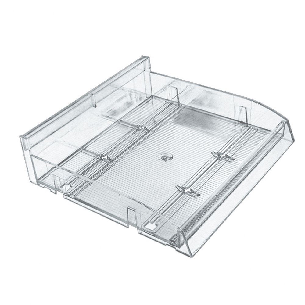 Modular Adjustable Divider Bin Tray (Clear) 12" Wide - Azar Displays