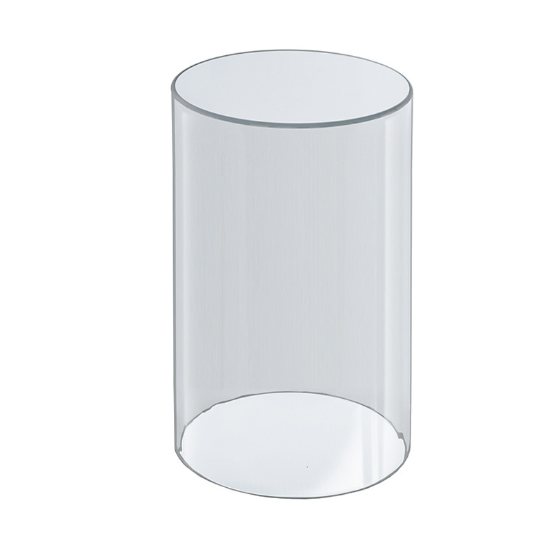 Clear Acrylic Cylinder Display, Plastic Round Container and Riser, 6"W ...