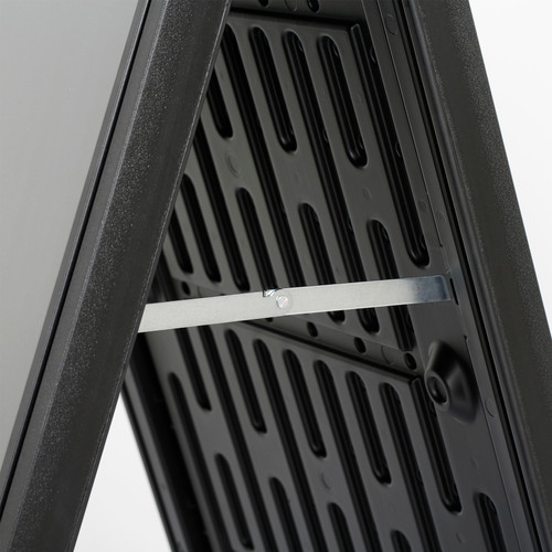 Black Double-Sided Sidewalk A-Frame Sign w/ Protective Lens 24" x 36 ...