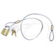 Large Lottery Box with Lock and Keys. Color: Clear - Azar Displays