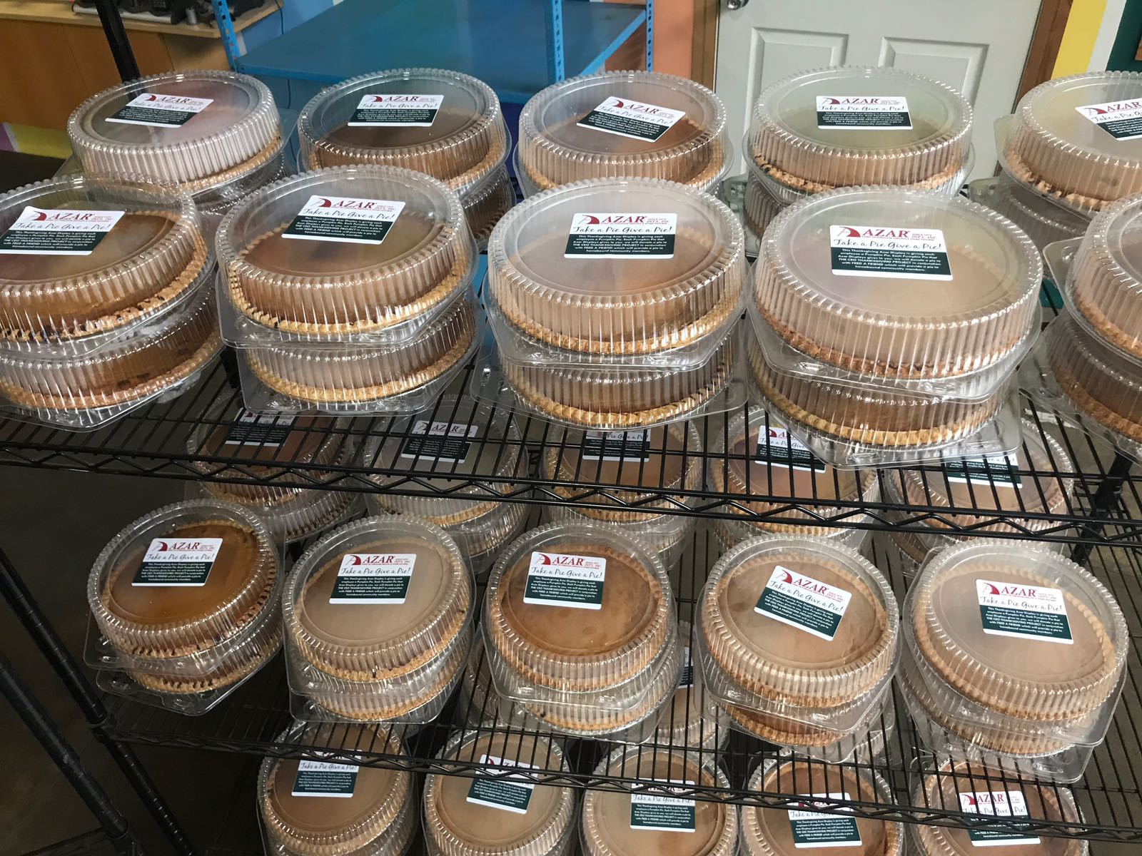 Give A Pie, Take A Pie - Azar Displays