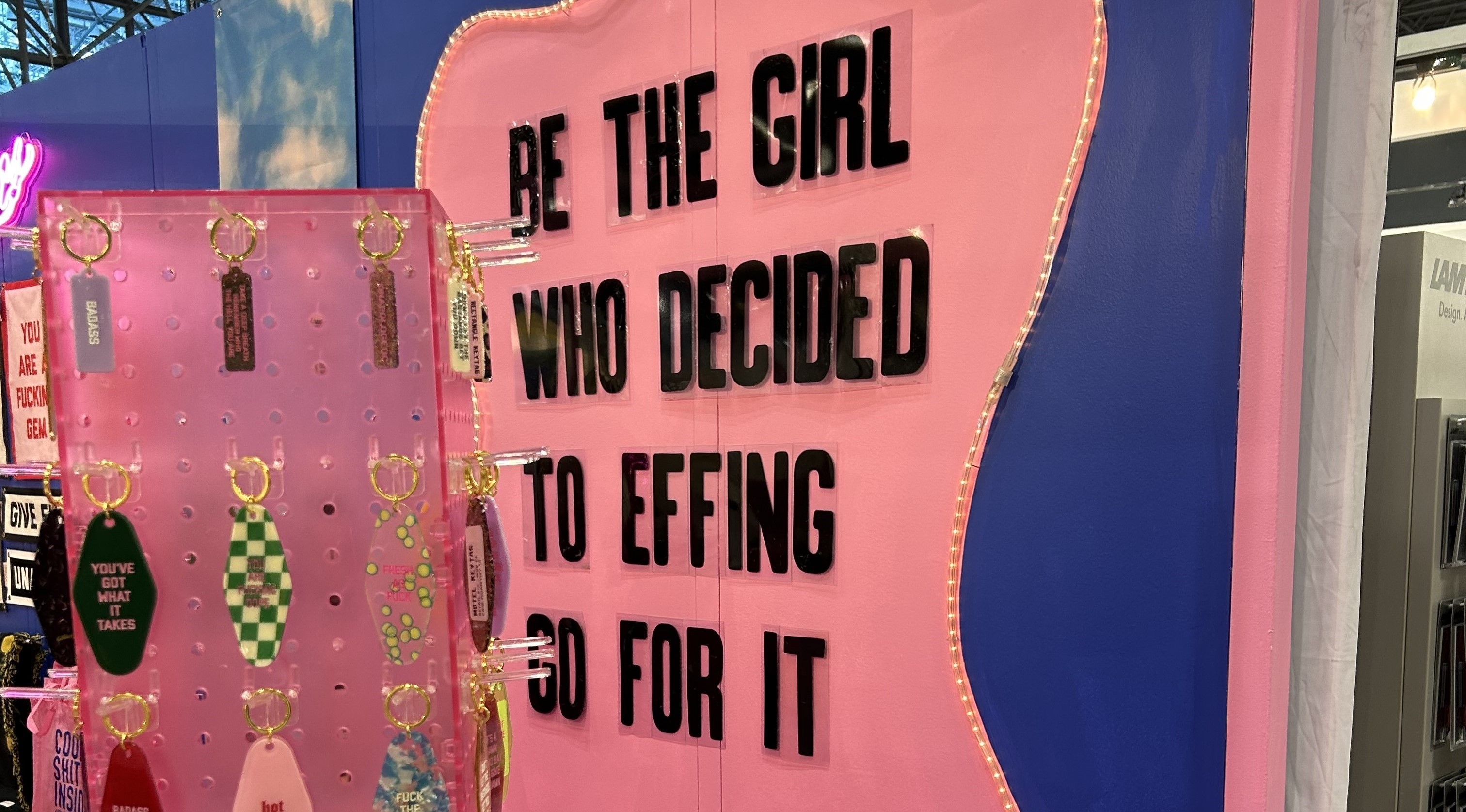 Pretty-in-Pink Counter Displays - Azar Displays