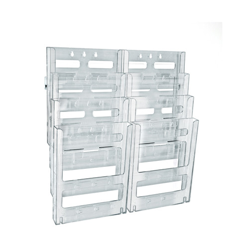 Eight-Pocket Letter Wall Mount - Azar Displays