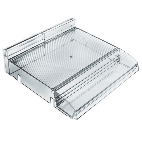 Modular Adjustable Cosmetic Tray (Clear) 12" Wide with Tester Tray, 2 ...