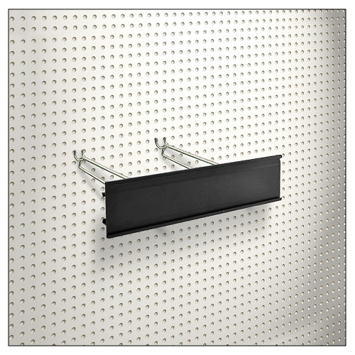 3" H x 12" L Black C-Channel - Azar Displays