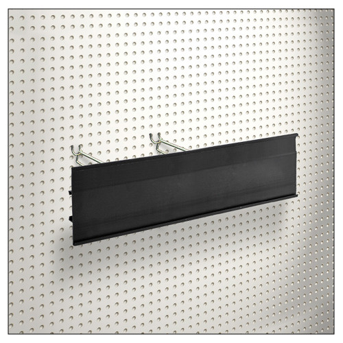 5" H x 24" L Black C-Channel - Azar Displays