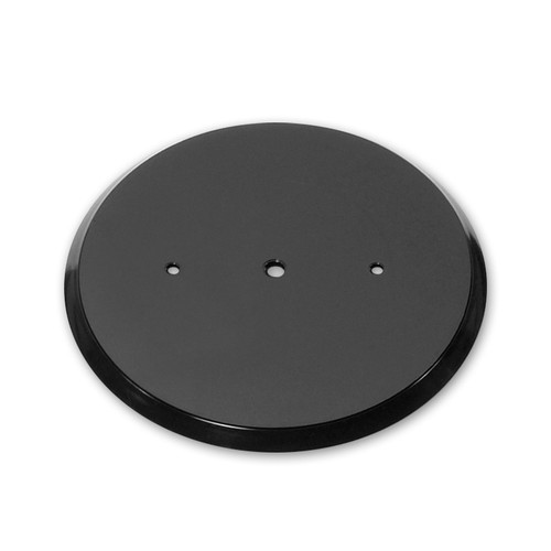 12" Wide Revolving Display Base-SLOPED BLACK, 10-Pack - Azar Displays