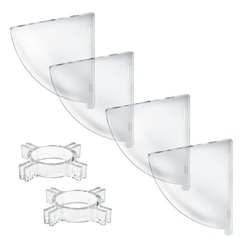 Four Compartment Divider Set for 10" Bowl Floor Display (BOWL SOLD ...