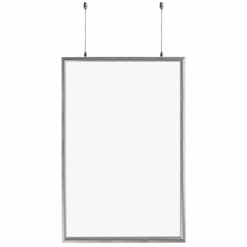 24"W x 36"H Double-Sided Hanging Snap Frame - Azar Displays
